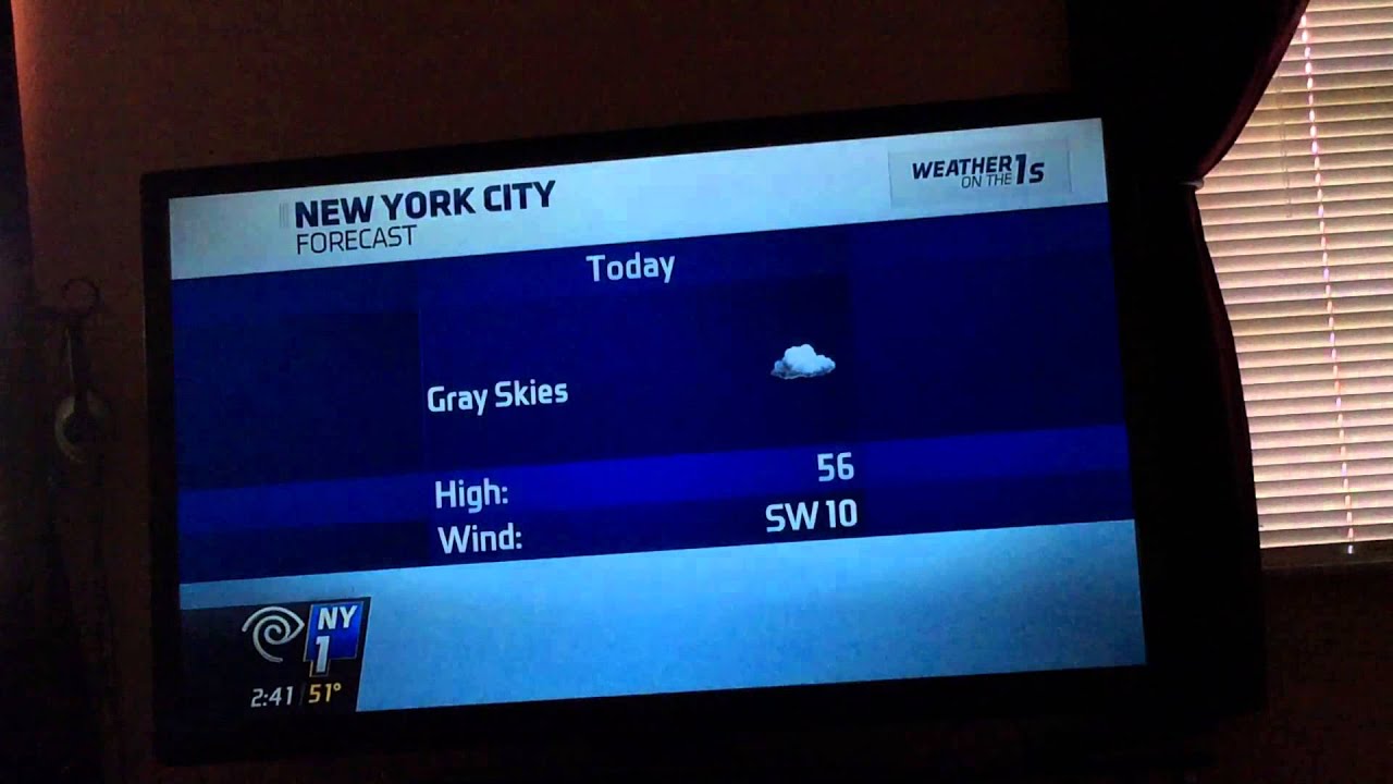 NY1 - Weather on the 1s for 12/21/2015 - YouTube