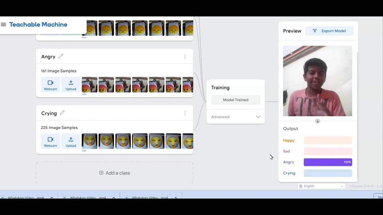 Performing Teachable machine code test . - YouTube
