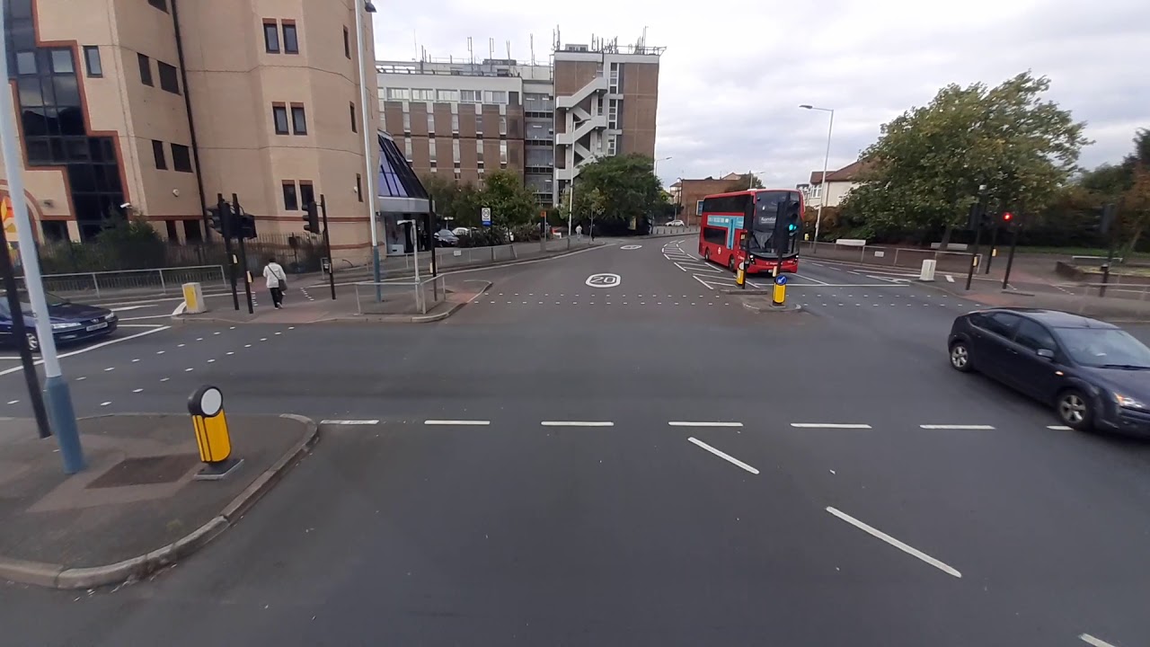 Part route visual London bus 294 from Albert road to western road - YouTube