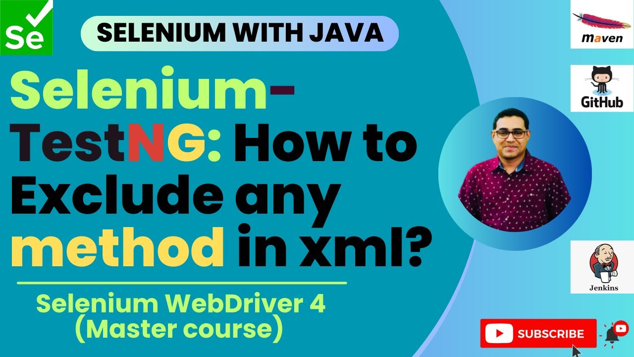 Session 41 Selenium Testng Framework How To Exclude Test Cases Through Xml File 💥 Youtube