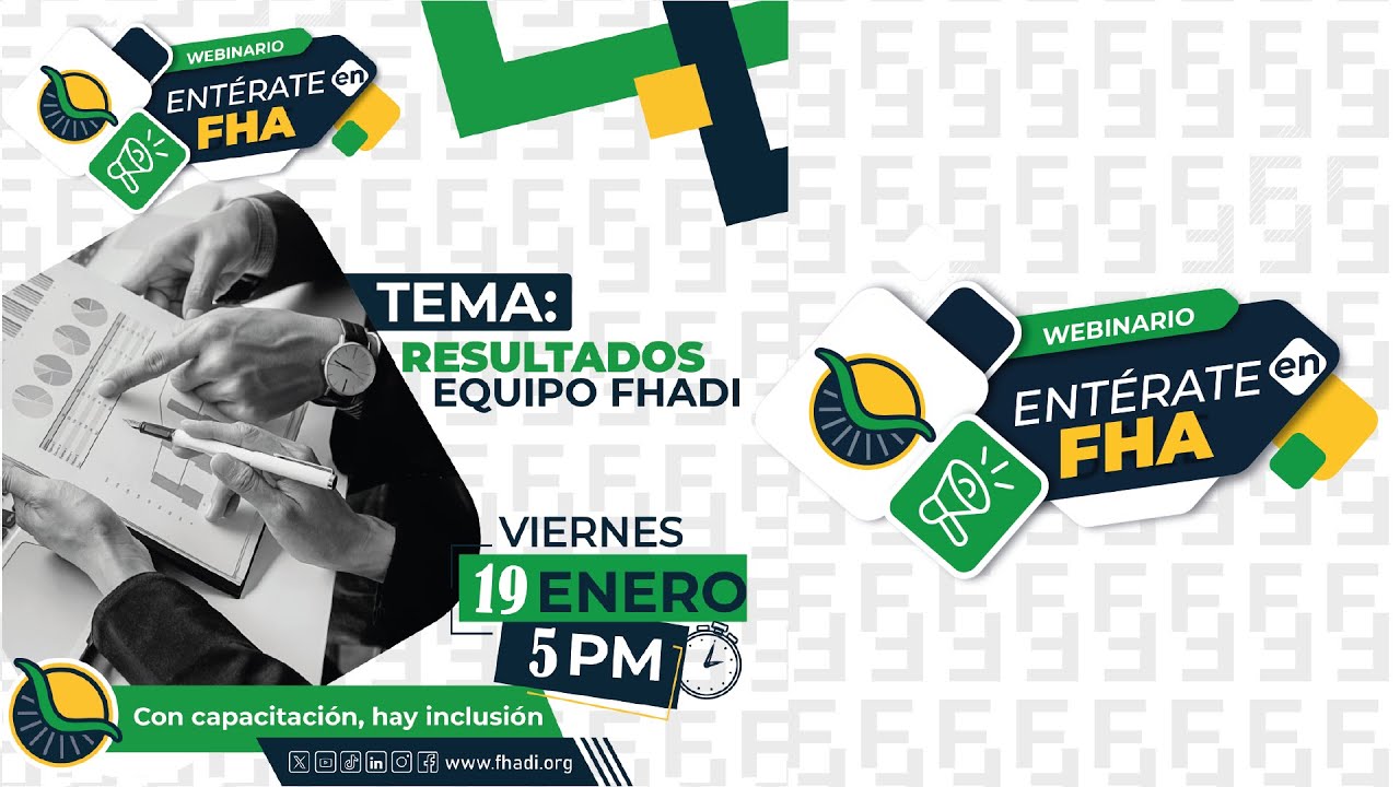 WEBINAR ENTÉRATE EN FHA - RESULTADOS EQUIPO FHADI - YouTube