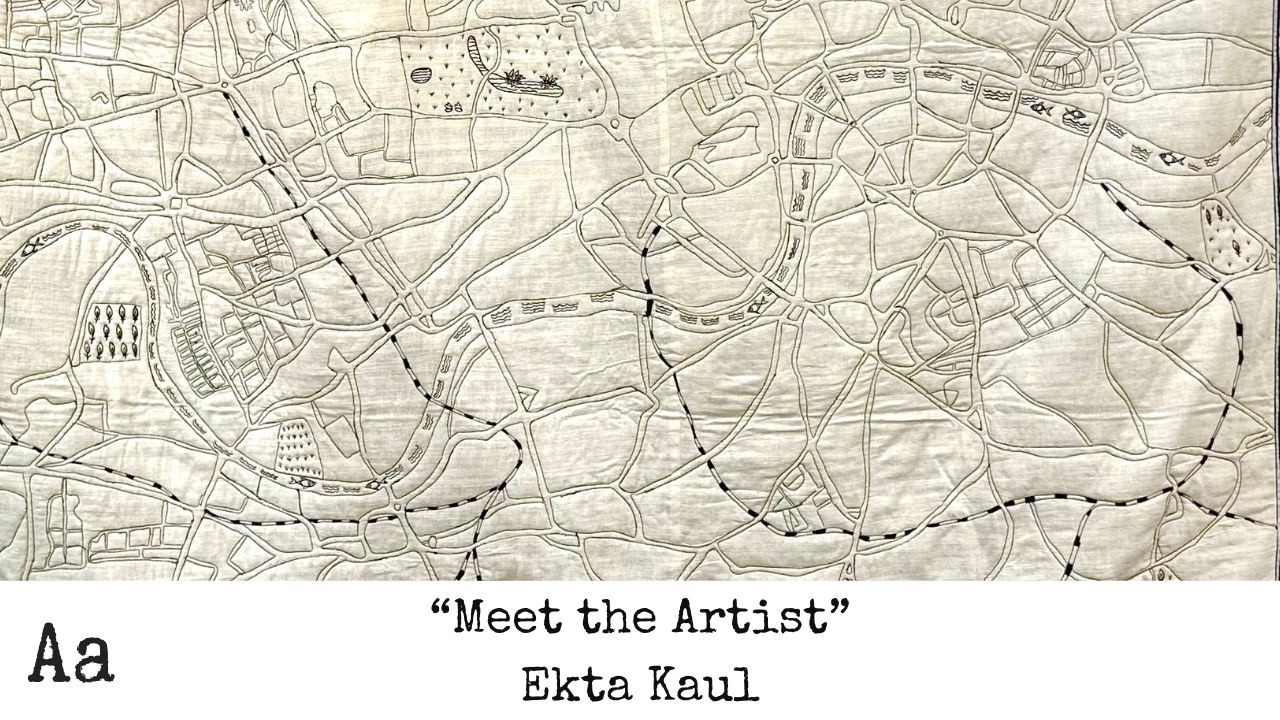 ‘Meet The Artist' (No: 68) | Ekta Kaul | Textile Artist - YouTube