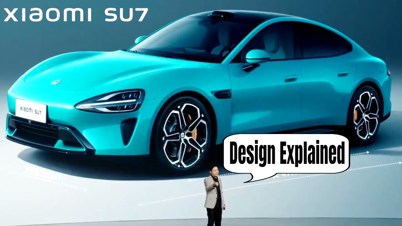 Xiaomi SU7 EV Exterior Design Explained - YouTube
