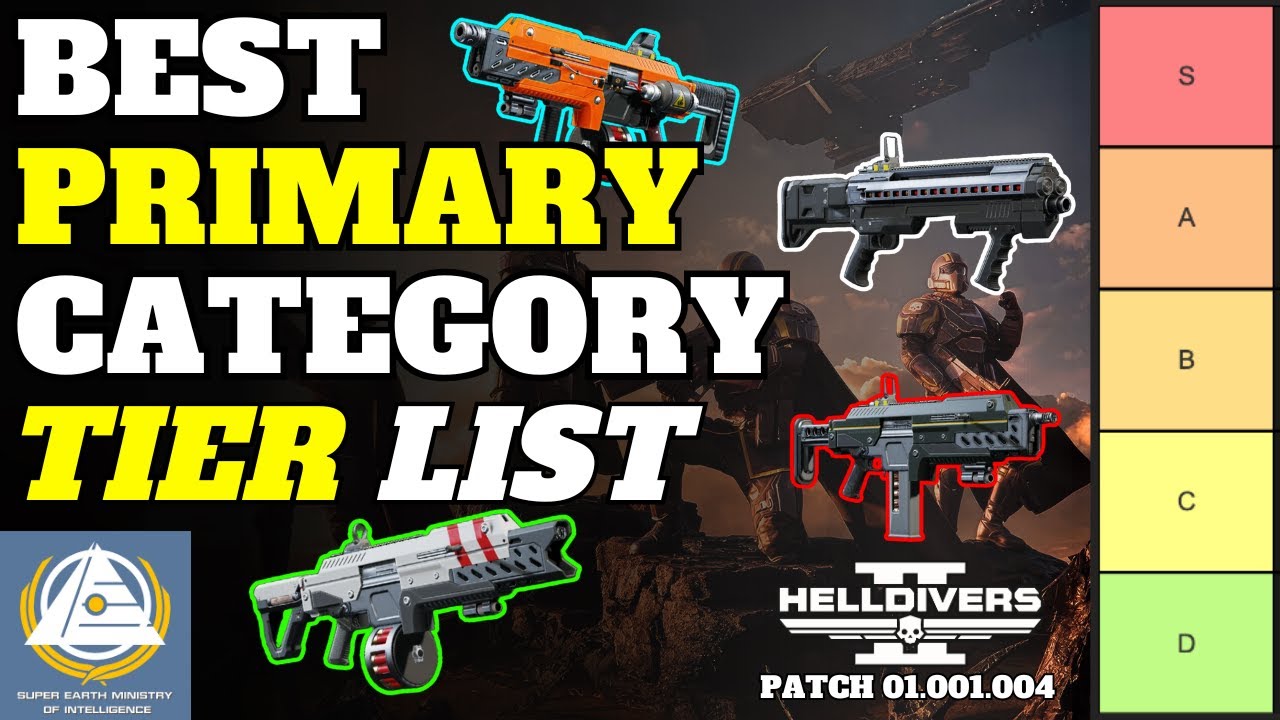 Ranking ALL Primary Shotguns | Helldivers 2 Escalation of Freedom - YouTube