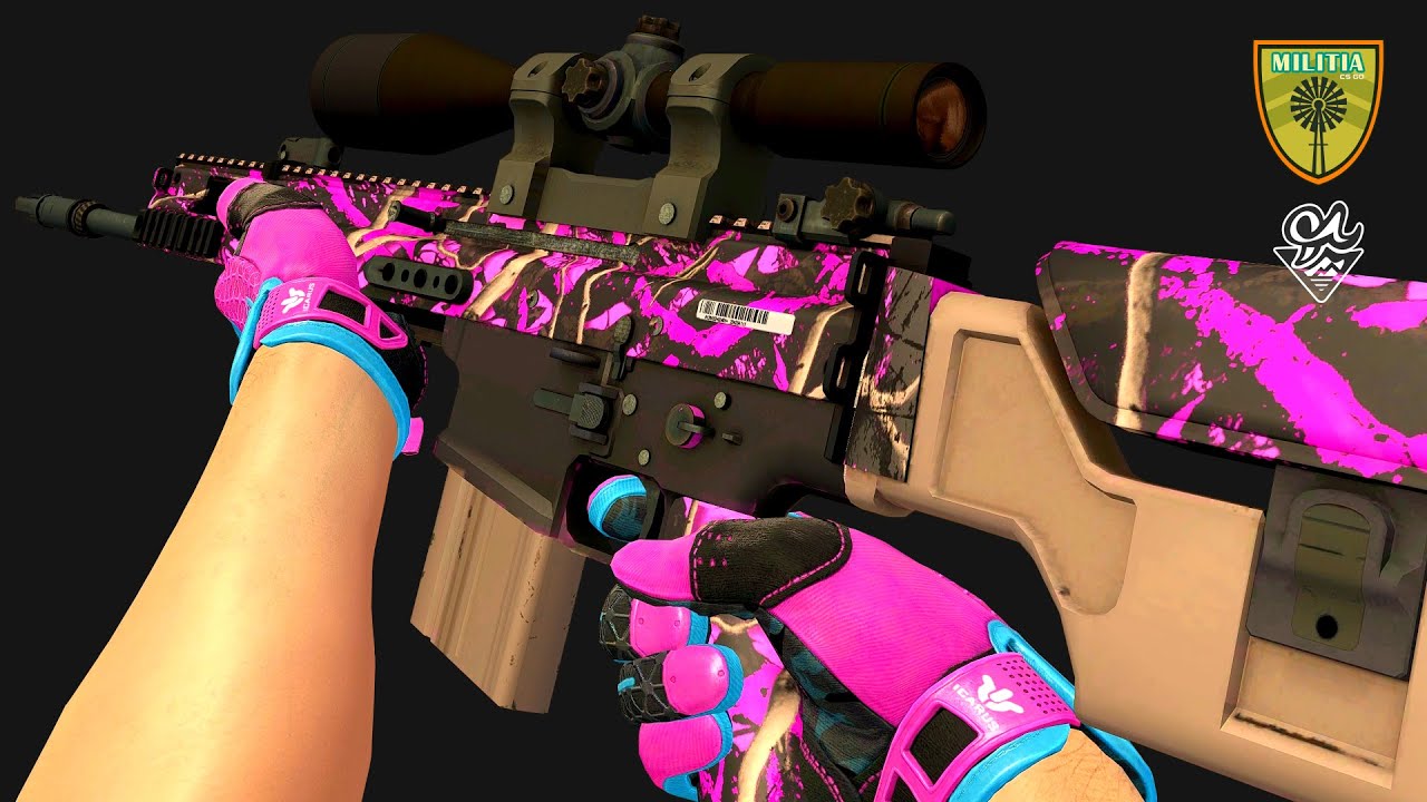 CSGO | SCAR-20 | Splash Jam | The Militia Collection - YouTube