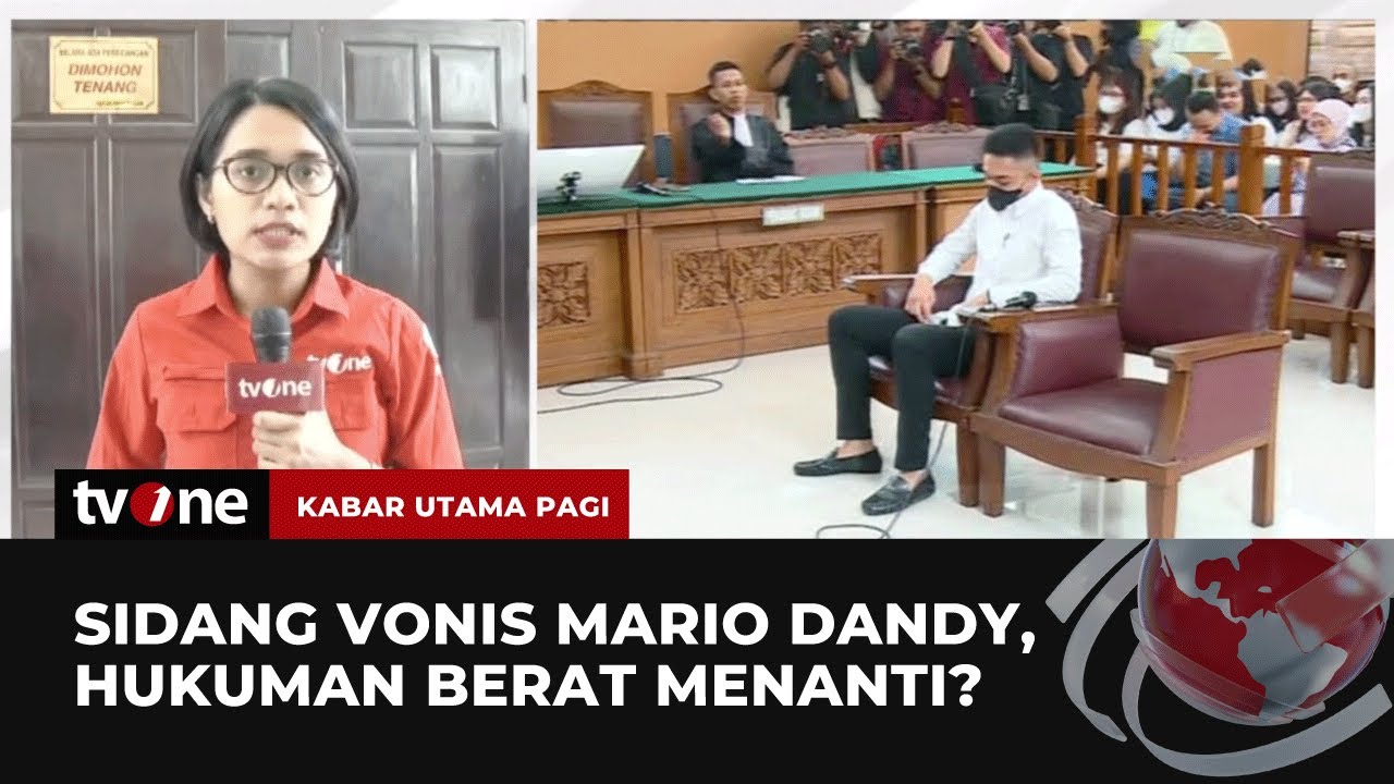 Mario Dandy dan Shane Lukas Jalani Sidang Vonis Hari Ini | Kabar Utama ...