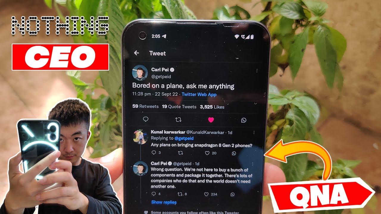 Nothing Company CEO Carl Pei QNA (Part 2) | Nothing Phone (1) | Interesting Tech QNA - Must ...