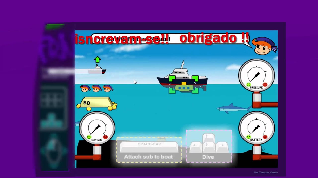 passando de fase no jogo (The Treasure Ocean) - YouTube
