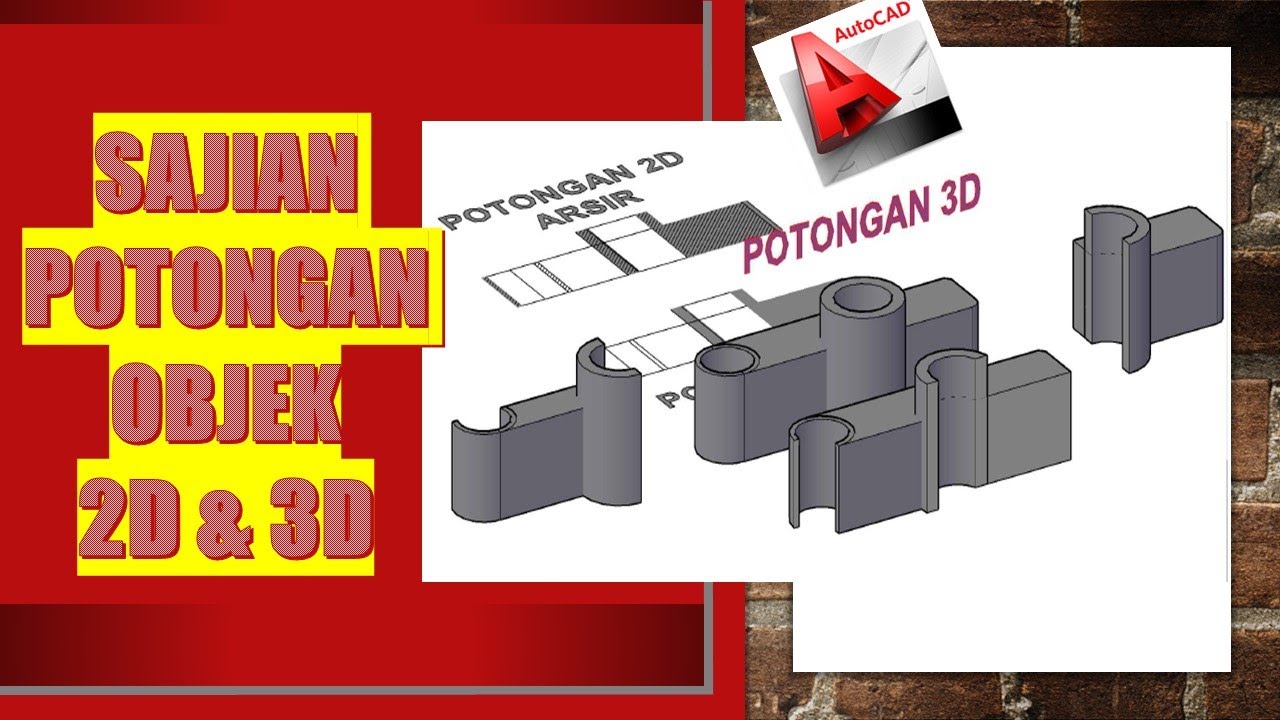 Penyajian Potongan Objek 2D dan 3D - YouTube