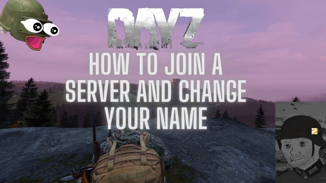 How to join a server and change your name in Dayz - YouTube