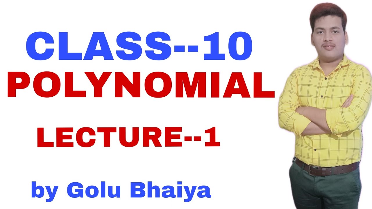 Polynomials Made Easy: A Simple Guide for CBSE Students - YouTube