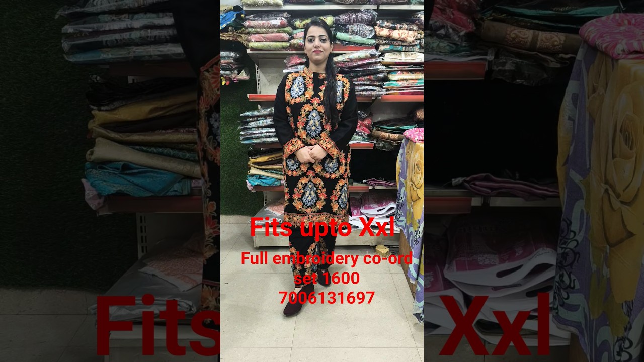 Beautiful long length co-ord set #onlineshopping #winterwear #ambika # ...