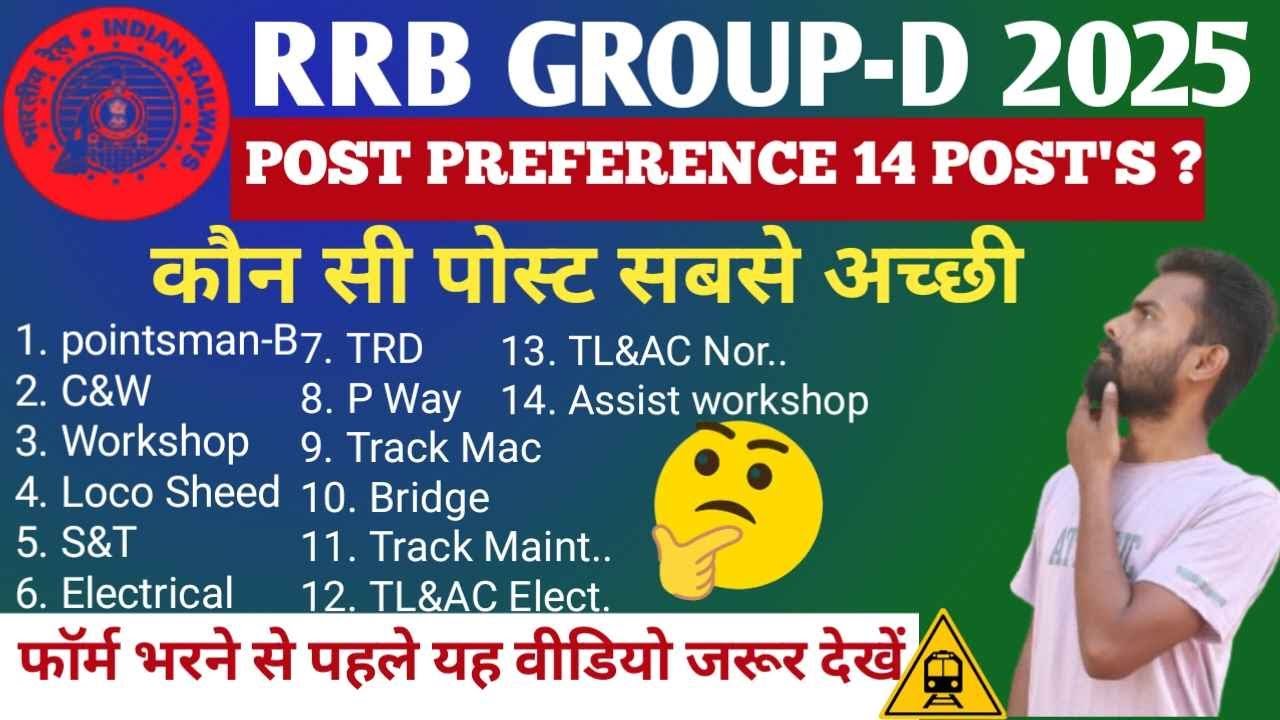 RRB Group D 2025 | RRB Group D Post Preference SECRETS Revealed by ...