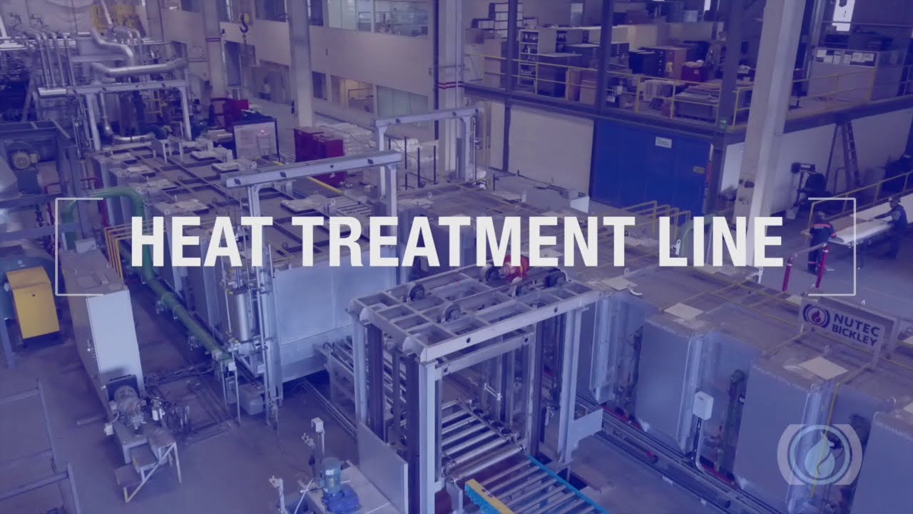 Heat Treatment Automated Production Lines - YouTube