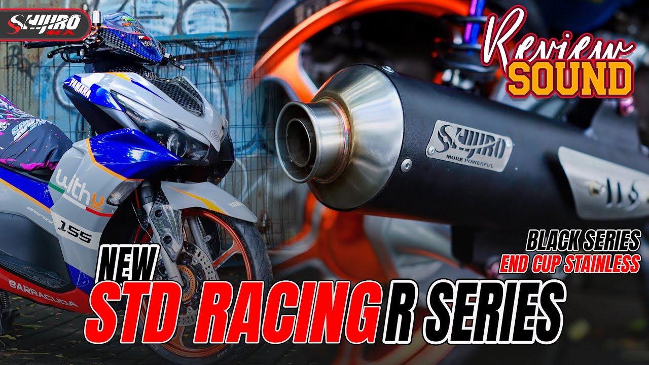 SHIJIRO RACING EXHAUST - TYPE STD RACING NEW R SERIES ENDCUP STAINLESS ...