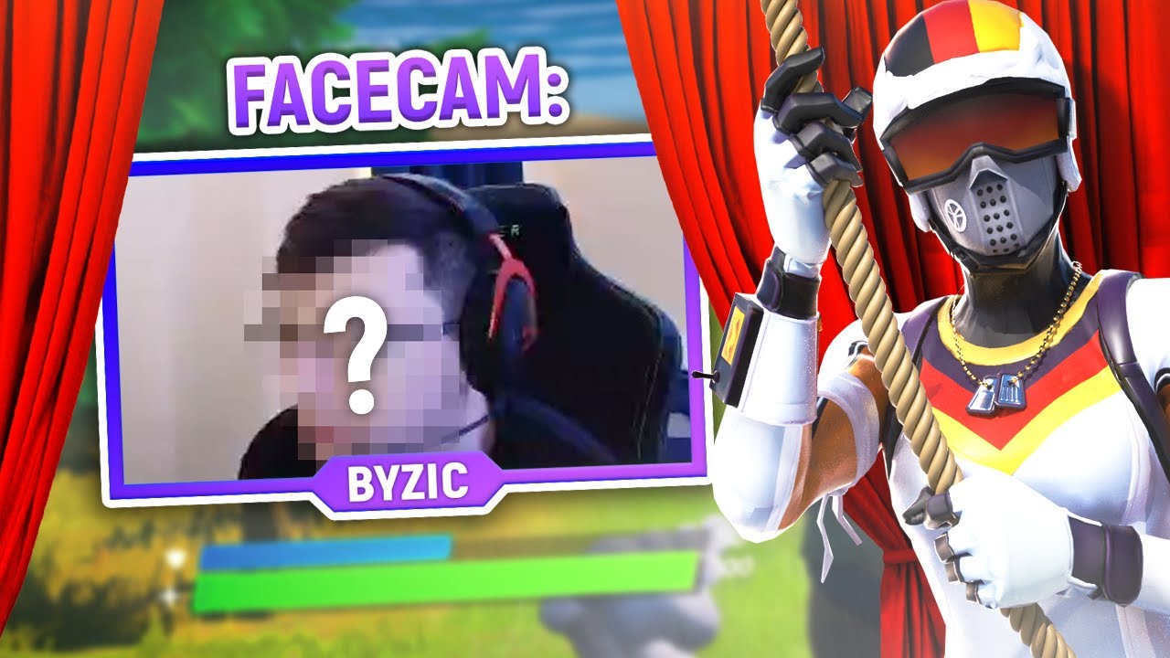 playing fortnite with FACECAM... 😳 - YouTube