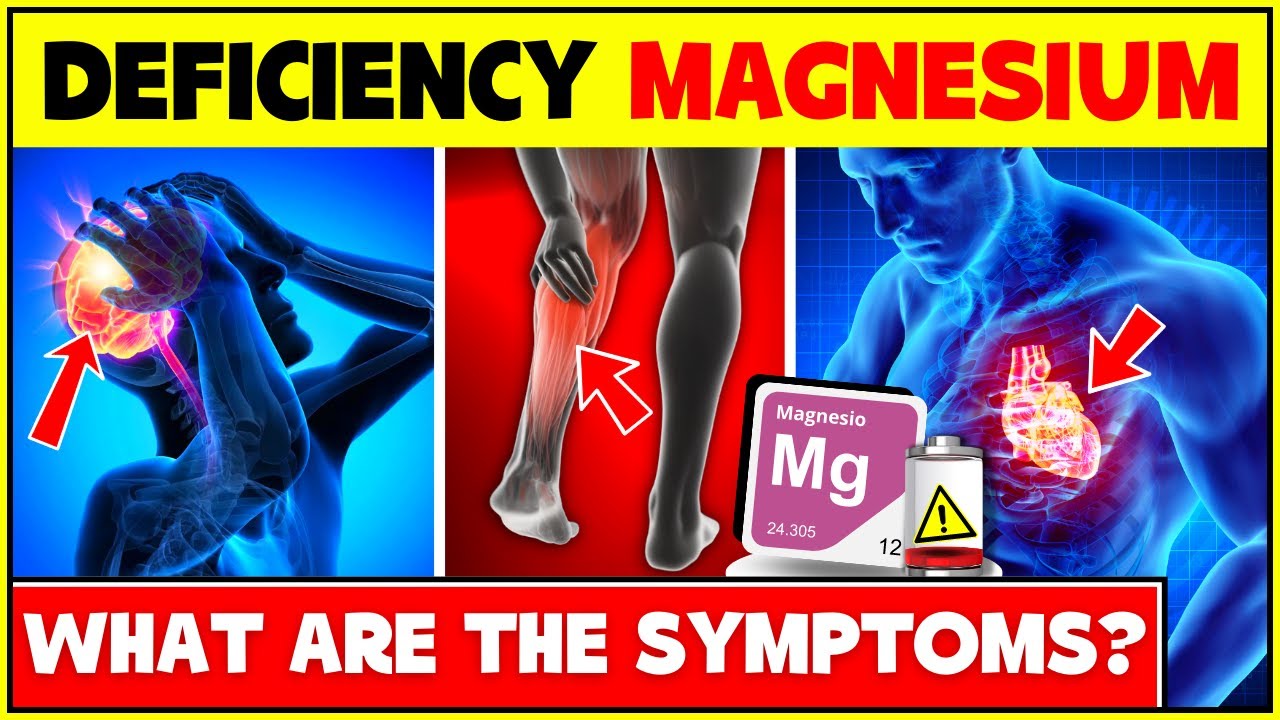 TOP 5 Sign and Symptoms of Magnesium Deficiency | Low Magnesium Level ...