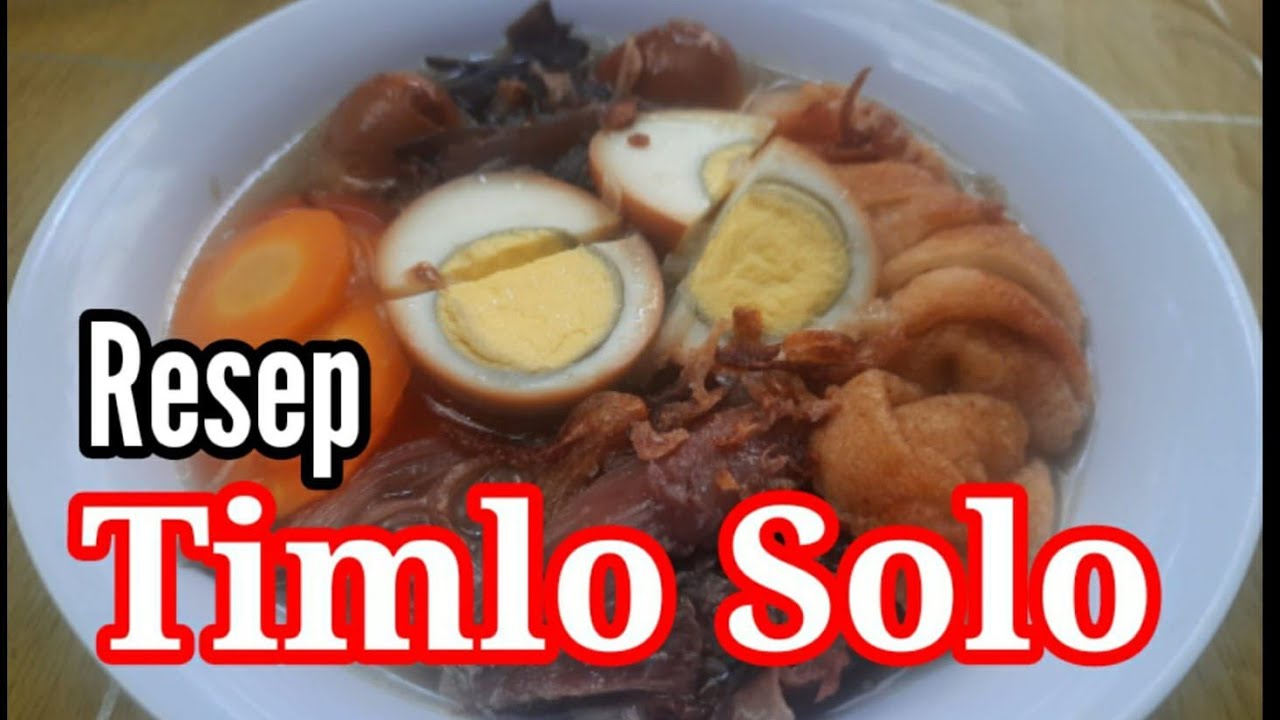 Resep Timlo Solo|| Kuliner Jawa - YouTube