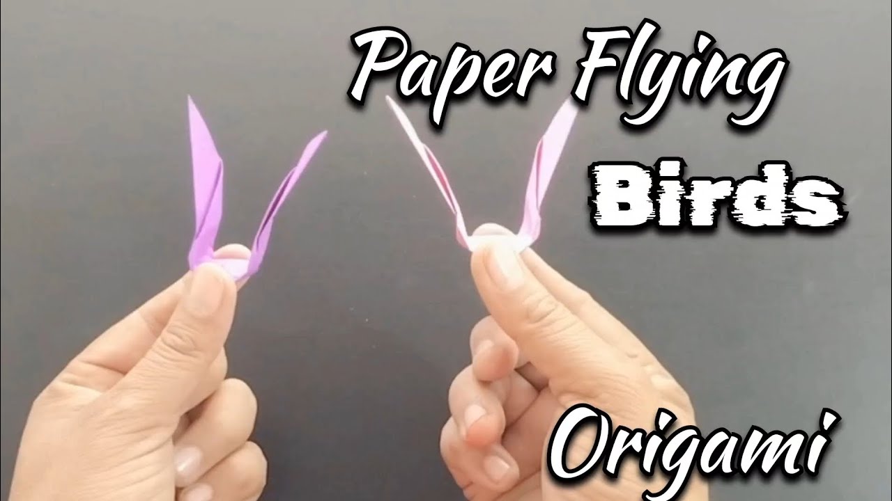How to make a paper flying Bird || Origami flying Bird || Paper Bird # ...