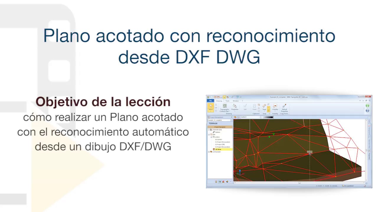 Tutorial de Edificius - Plano acotado con reconocimiento desde DXF DWG - ACCA software - YouTube