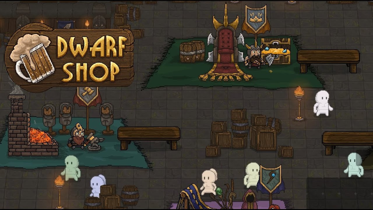 Running A Dwarven Shop ~ Dwarf Shop #1 - YouTube