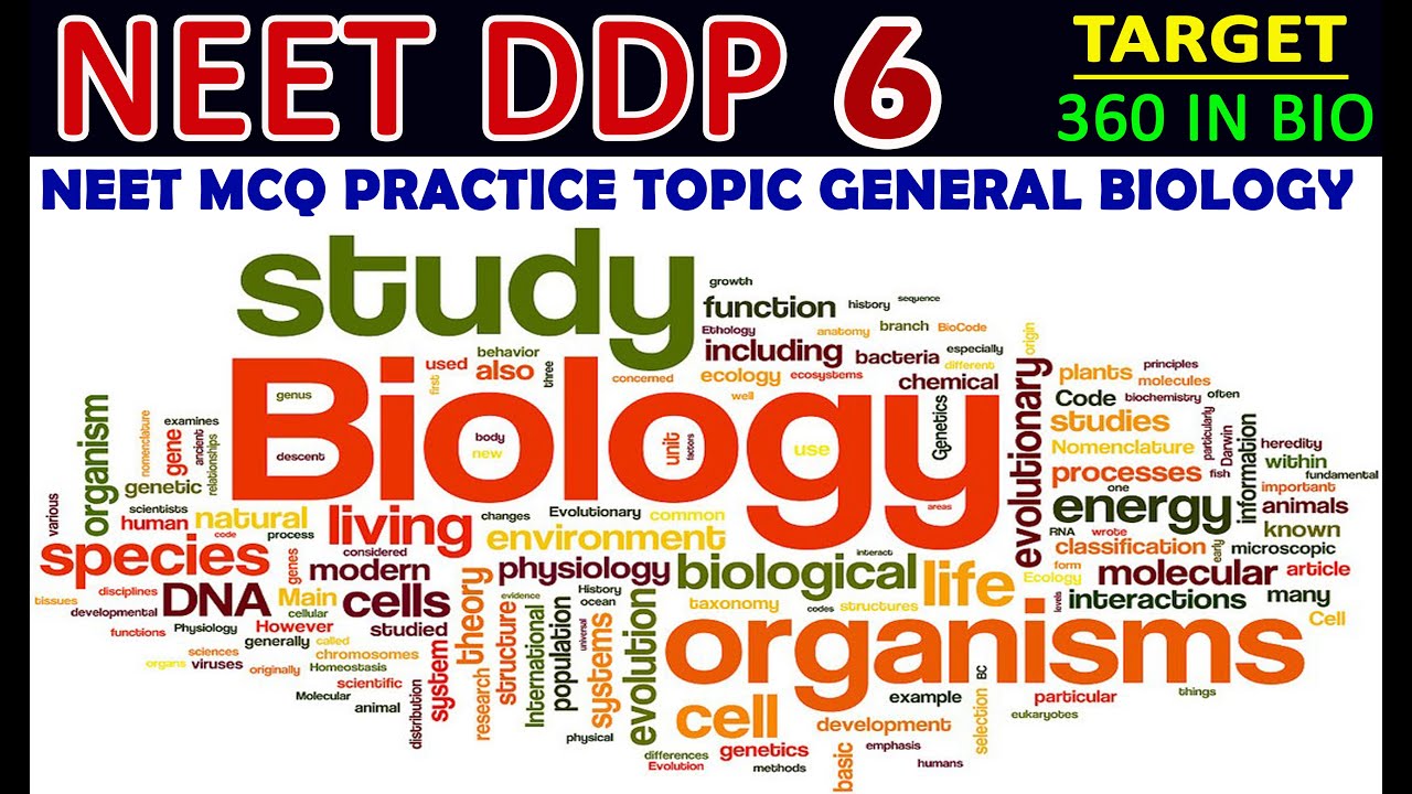 BIOLOGY MCQ FOR NEET DPP 6 NEET MCQ PRACTICE TARGET 360 IN BIOLOGY VERY ...