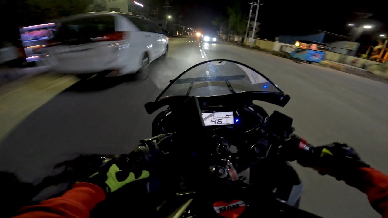 r15 v3 Adrenaline Rush Night Ride / R15 v3 Stock Exhaust Melody😍/ r15 ...