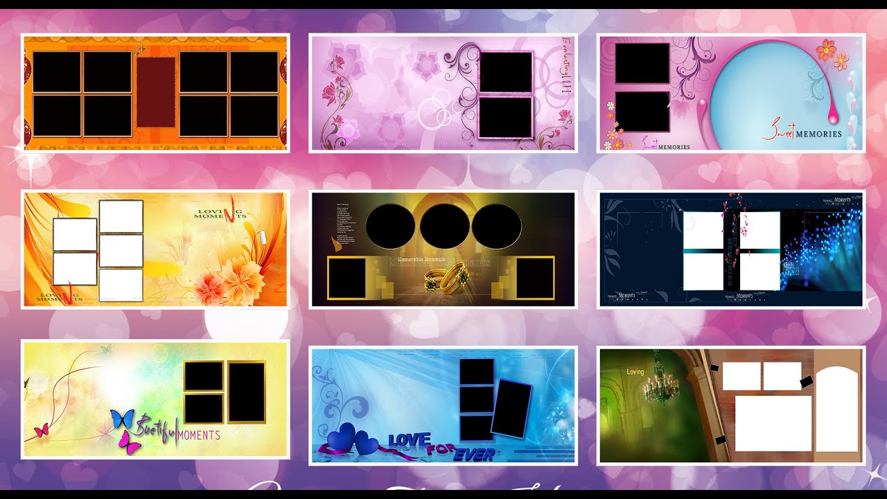 2019 Wedding Album PSD Templates ........12x30 Vol 8 - YouTube