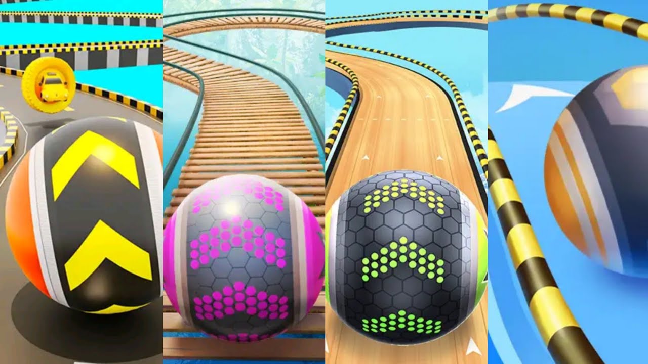 Going Balls VS Action Balls, Rollance Adventure Balls, City Ball Run ...
