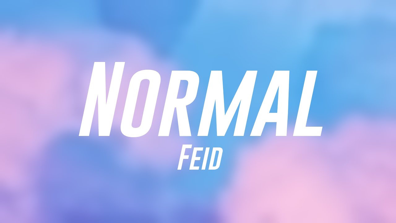 Normal - Feid (Lyrics Video) 💫 - YouTube