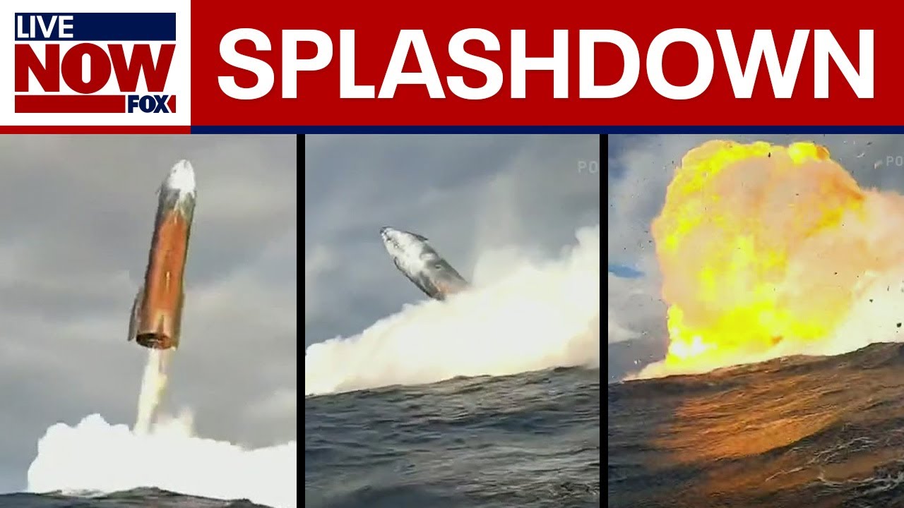WATCH: SpaceX completes on-target splashdown for Starship Flight 10 ...