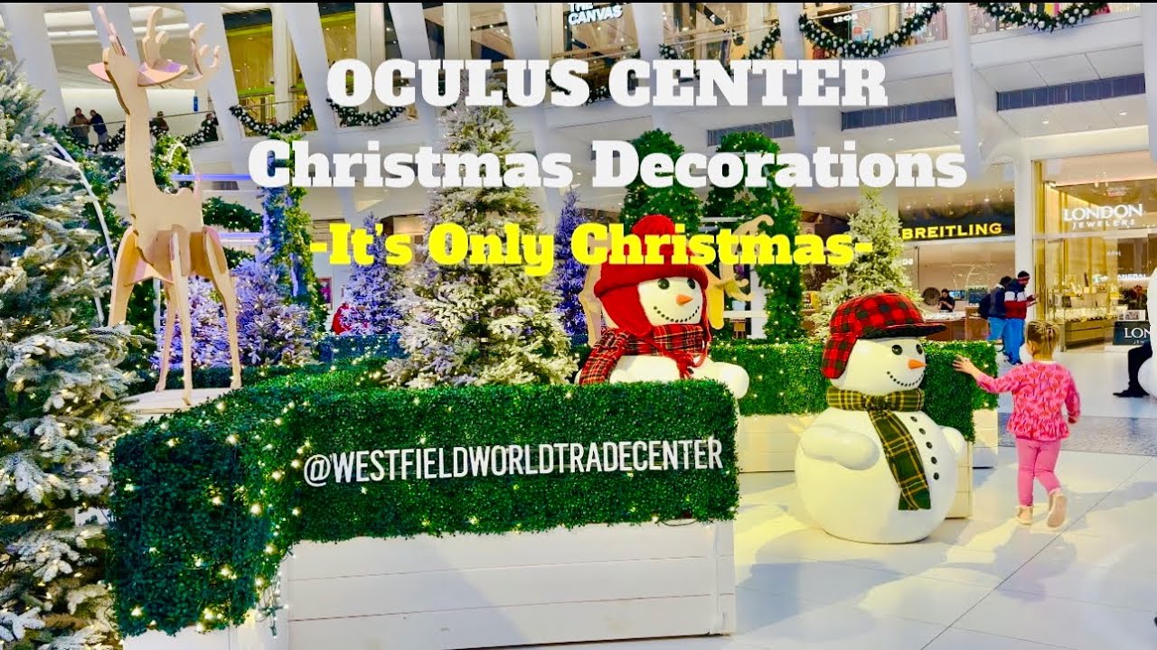 Oculus Center Christmas Decorations | visit me - YouTube