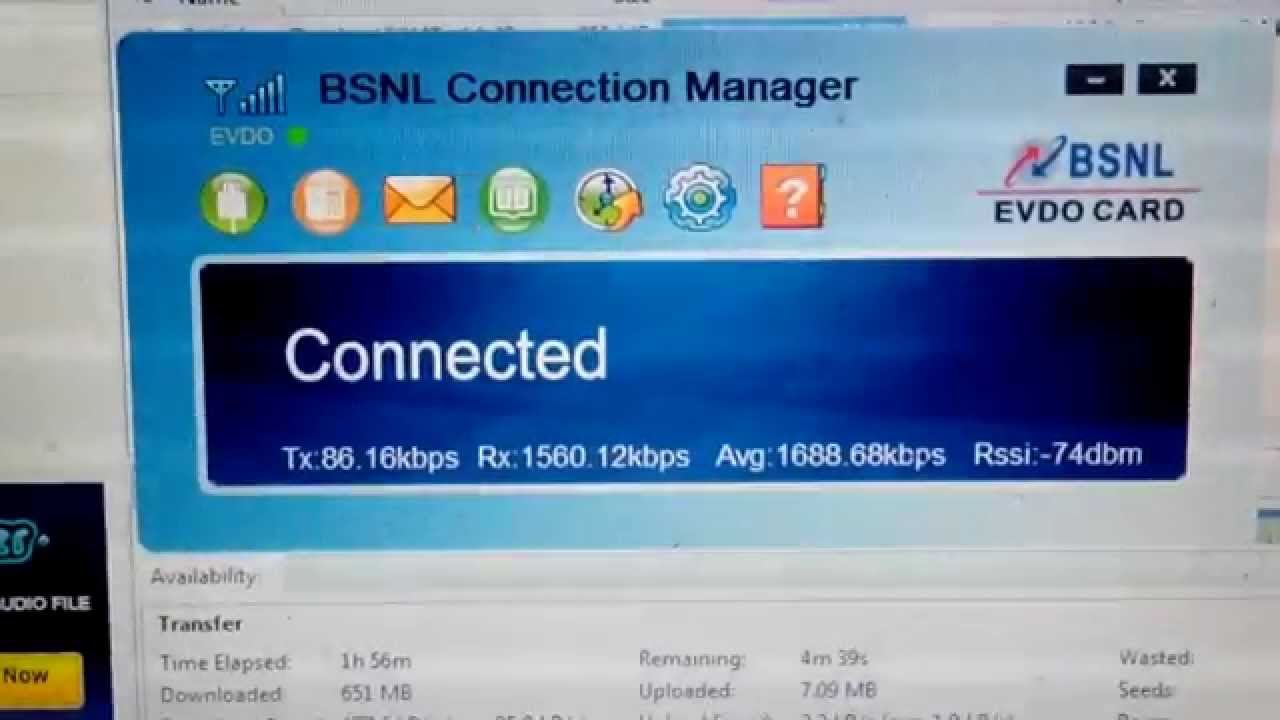 UNLIMITED INTERNET BSNL EVDO HIGHEST CONSTANT SPEED EVER - YouTube