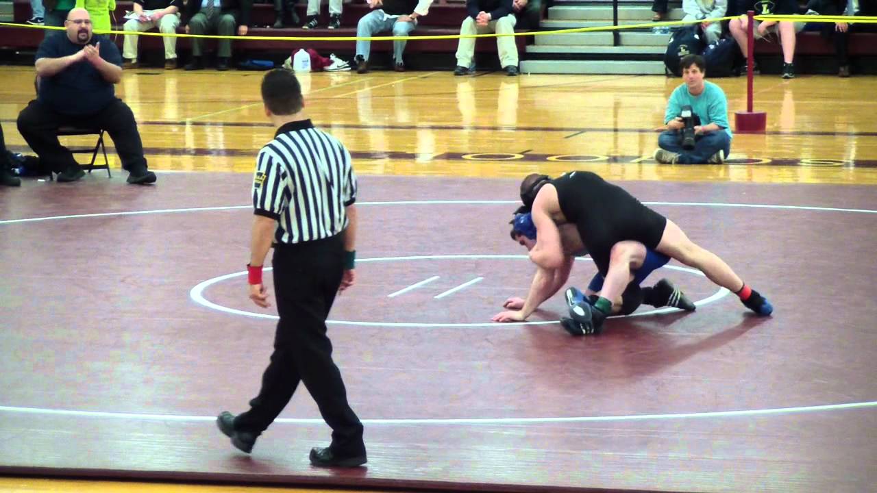 2012 PA SE Region, 170 lb Finals, Shane Springer (green) v Dominic ...