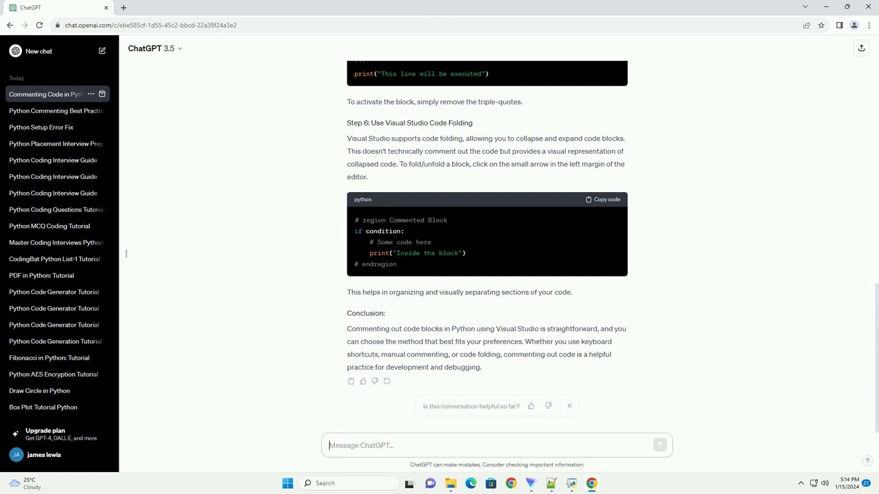 Comment Out Block Of Code Python Visual Studio YouTube Comment Out Block Of Code Python Visual Studio YouTube
