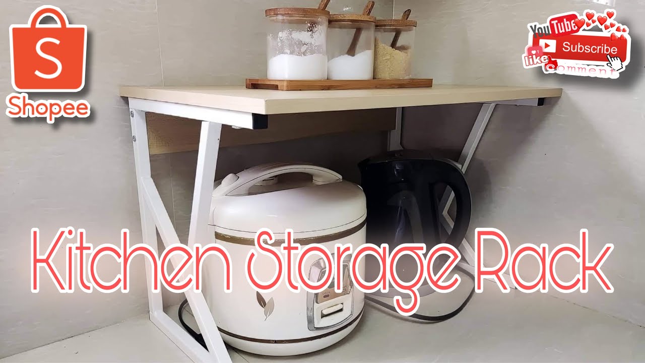 Kitchen Storage Rack | Unboxing | Shopee | Eli Tv - YouTube