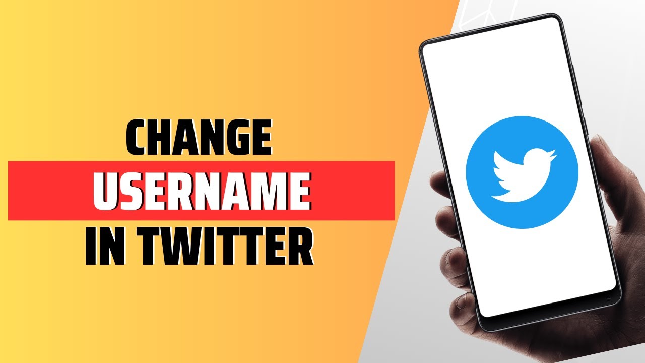 How To Change Username In Twitter - YouTube