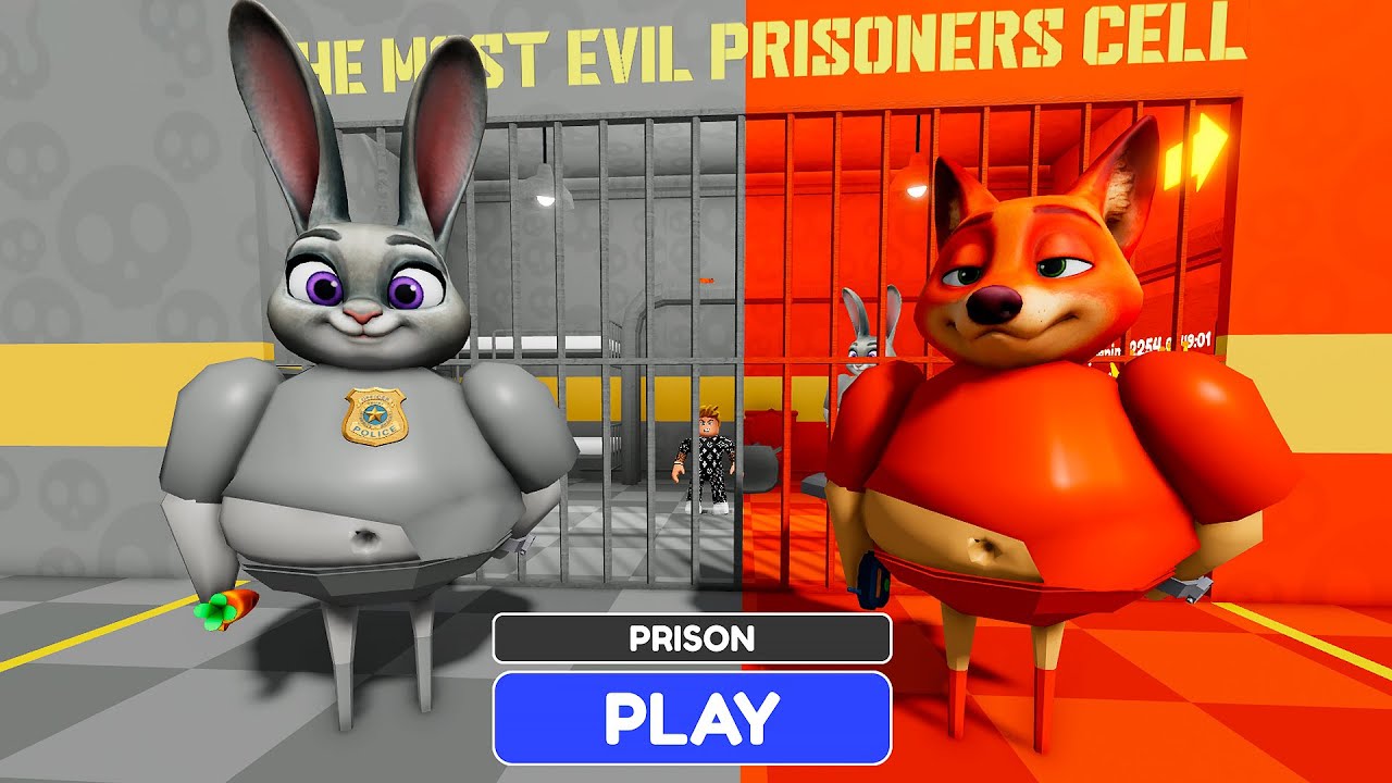 ZOOTOPIA 2 FAMILY JUDY'S & NICK'S PRISON RUN OBBY ROBLOX - YouTube