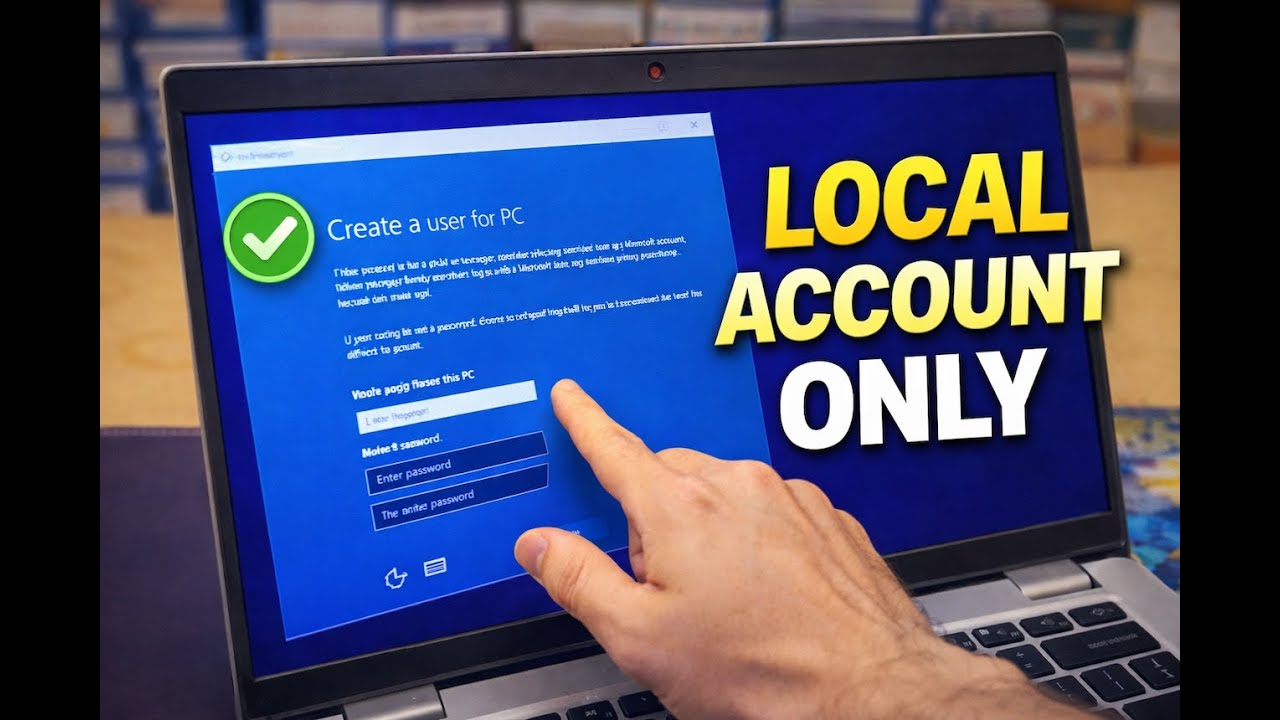 Skip Microsoft Account in Windows 11 Using Local Account - YouTube