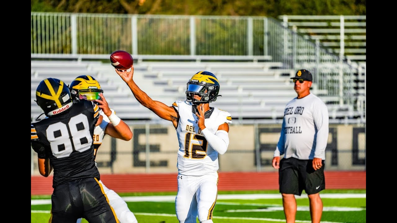 Caden Pinnick Highlights Del Oro HS vs Reed 8 26 23 - YouTube
