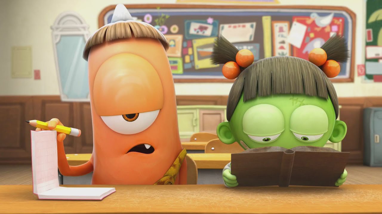 Spookiz's Day in School 🎨 | Spookiz | 1 HOUR MARATHON | Funny Cartoons ...