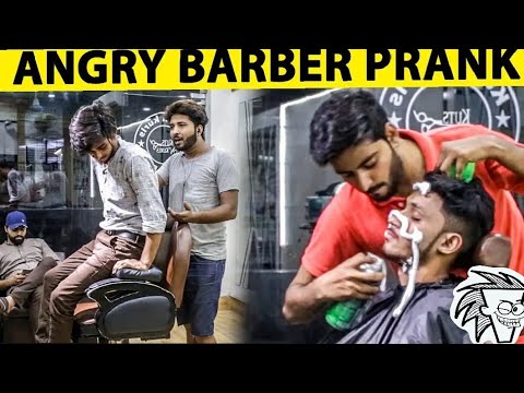 Saloon Prank Part 2|Barbar Prank|Mr.Awais|Best reactions - YouTube