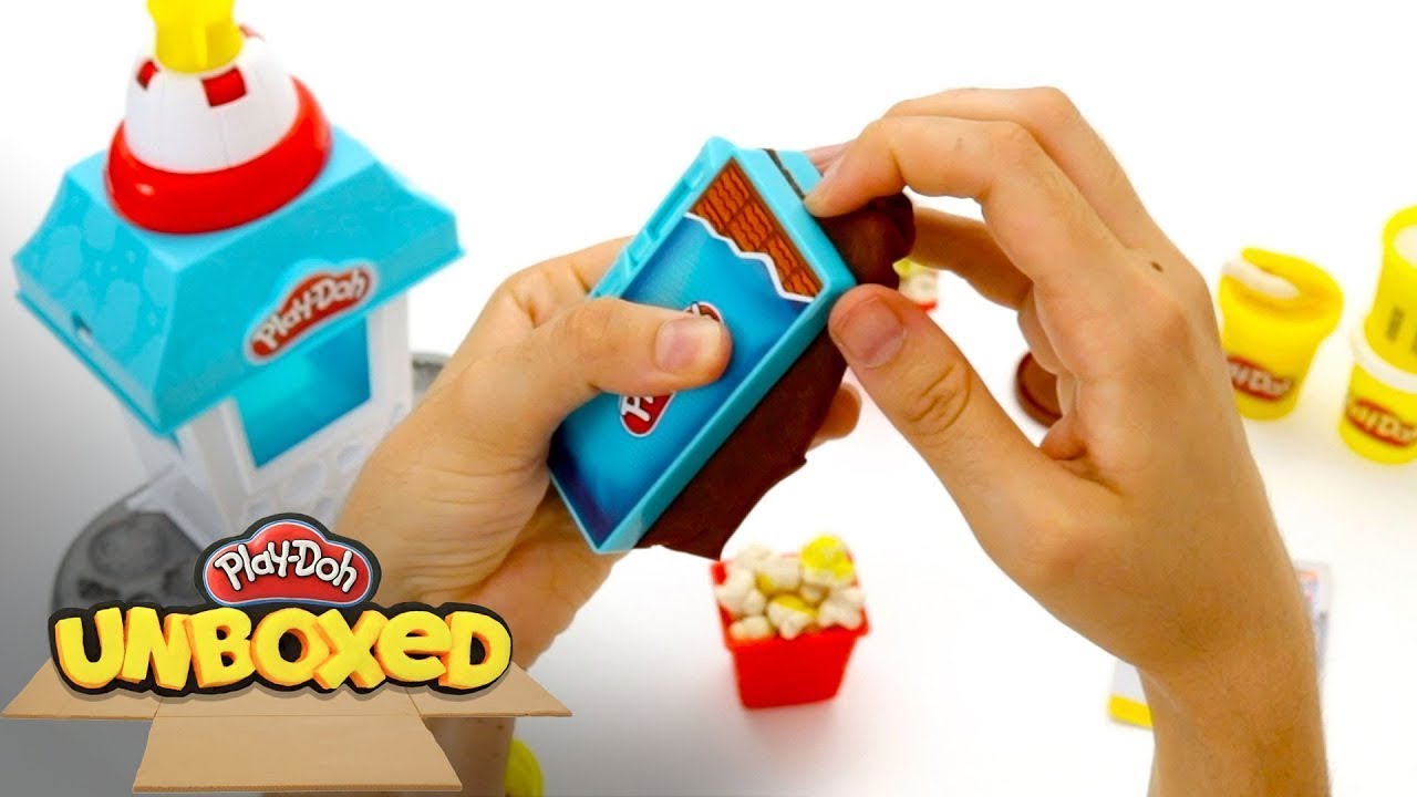 Play-Doh Popcorn Party Playset Unboxing | Stop Motion | Play-Doh ...