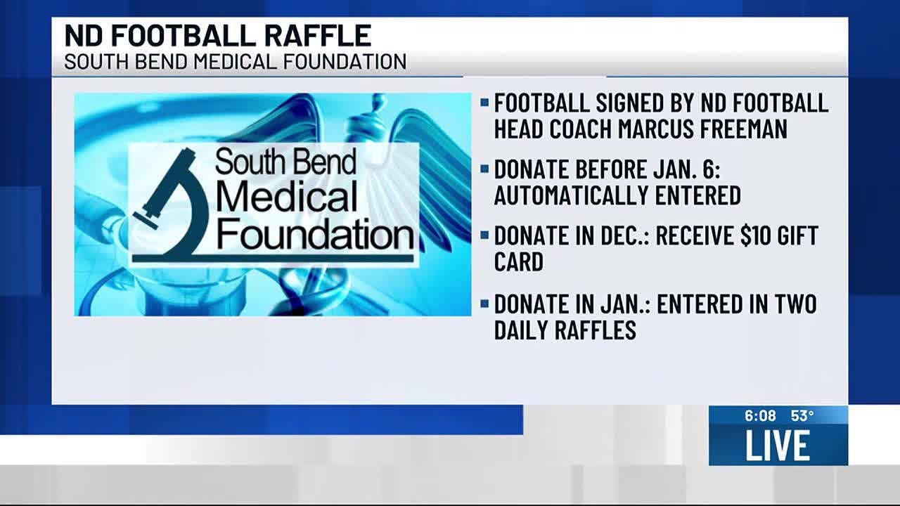 Give blood for a chance to win a Marcus Freeman autographed football ...
