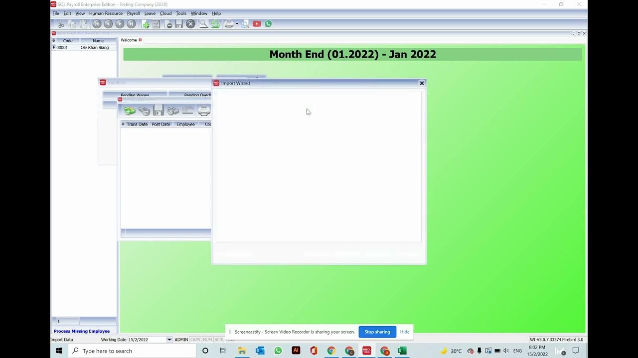 Demo - How to export from invoTIME to SQL Payroll - YouTube