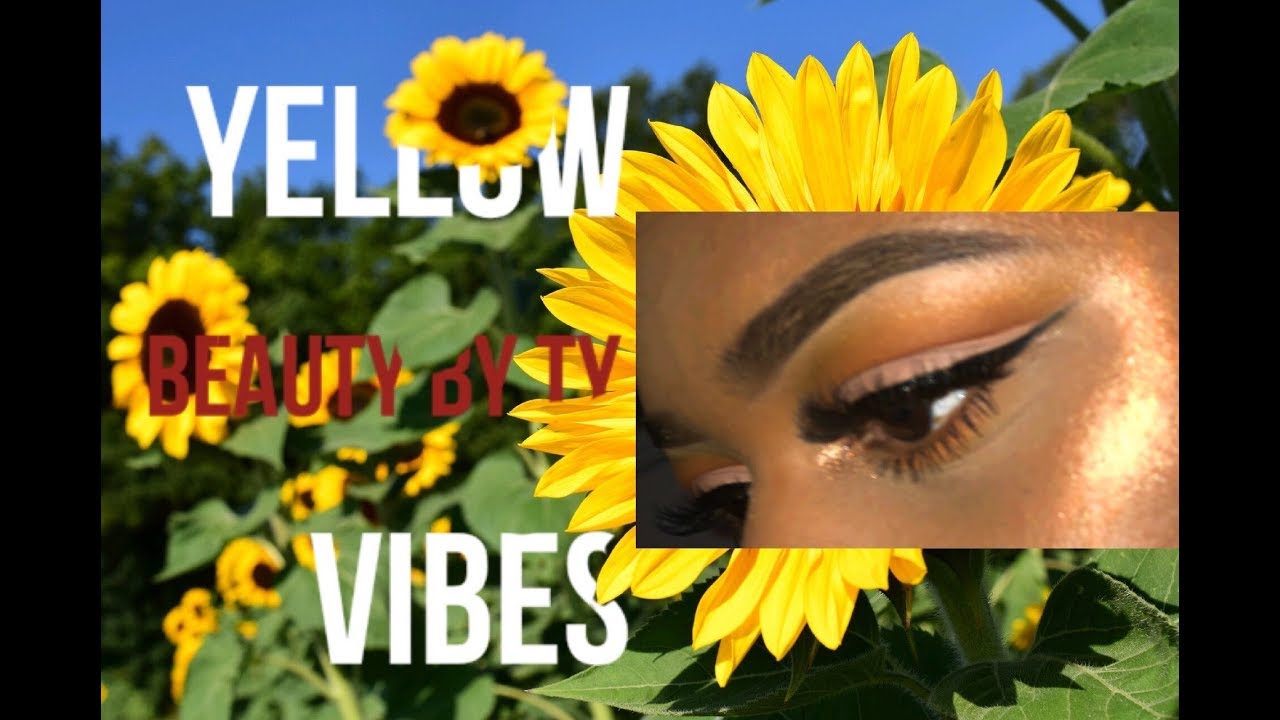 YELLOW VIBES MAKEUP LOOK - YouTube