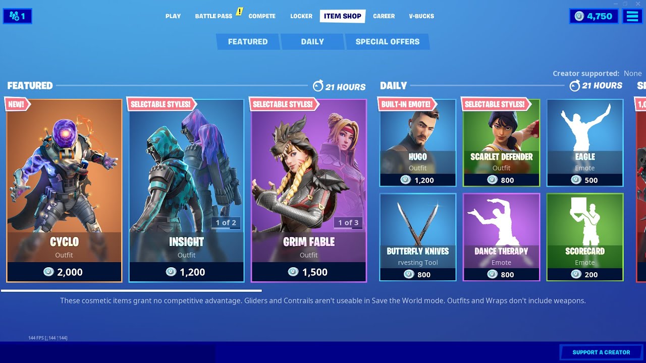 Fortnite Item shop - 14 June 2020 Cyclo Midas Outfit have been released ...