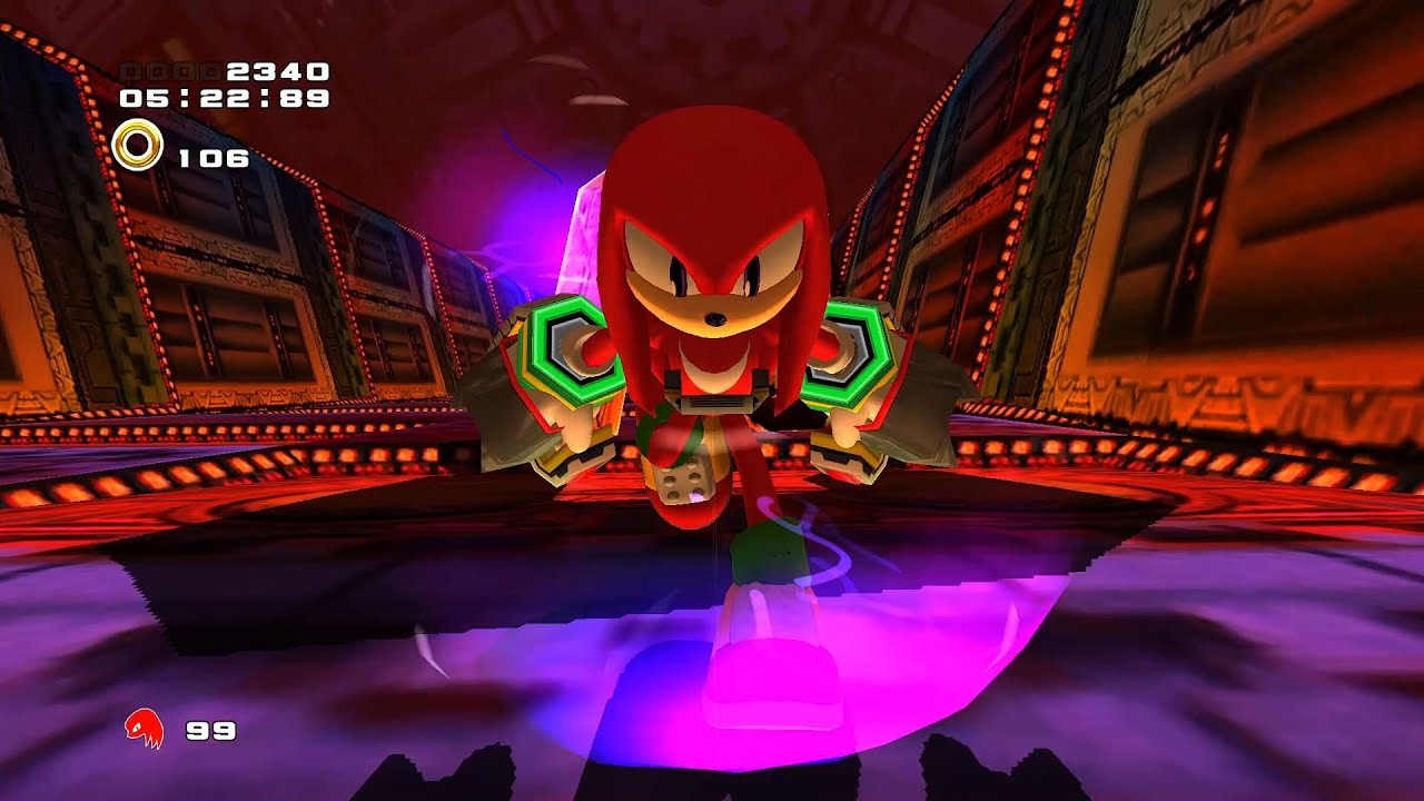 sonic adventure 2 modern knuckles new abilities - YouTube
