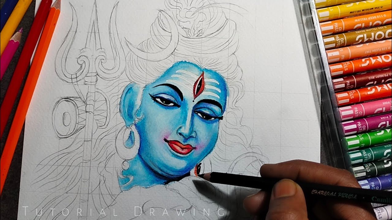 Artbyaashish On Twitter My New Drawing Of Lord Shiv Ji ️ Har Har Mahadev Art