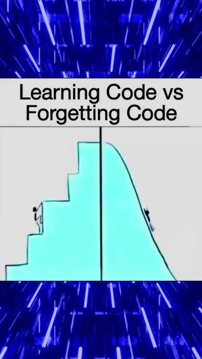Learning vs Forgetting #memes #funny #viral #shorts #tech #graph #coding #learn #books #gaming # ...